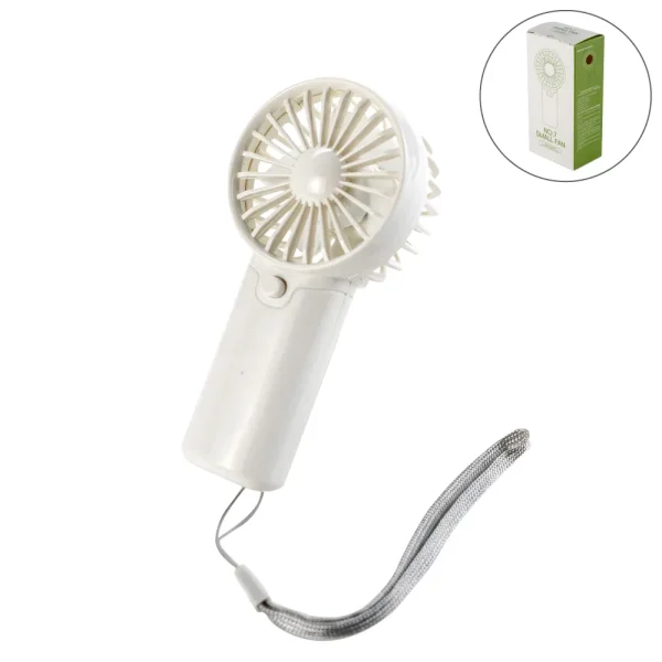 Portable Hand Fan with Lanyard Lace - White Color | Promotional Gifts ...